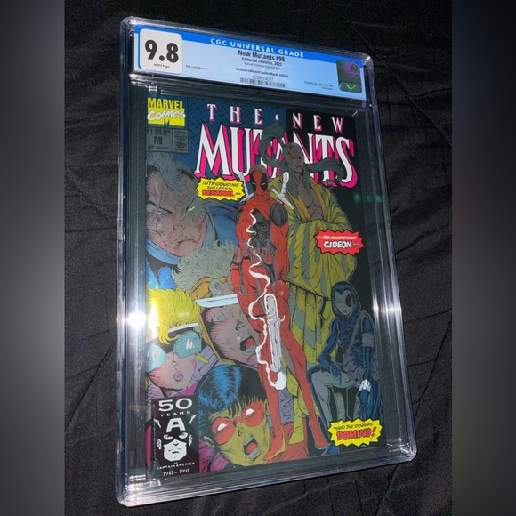 Marvel | Other | New Mutants 98 Cgc 98 Mexican Foil Cover El Quinto ...